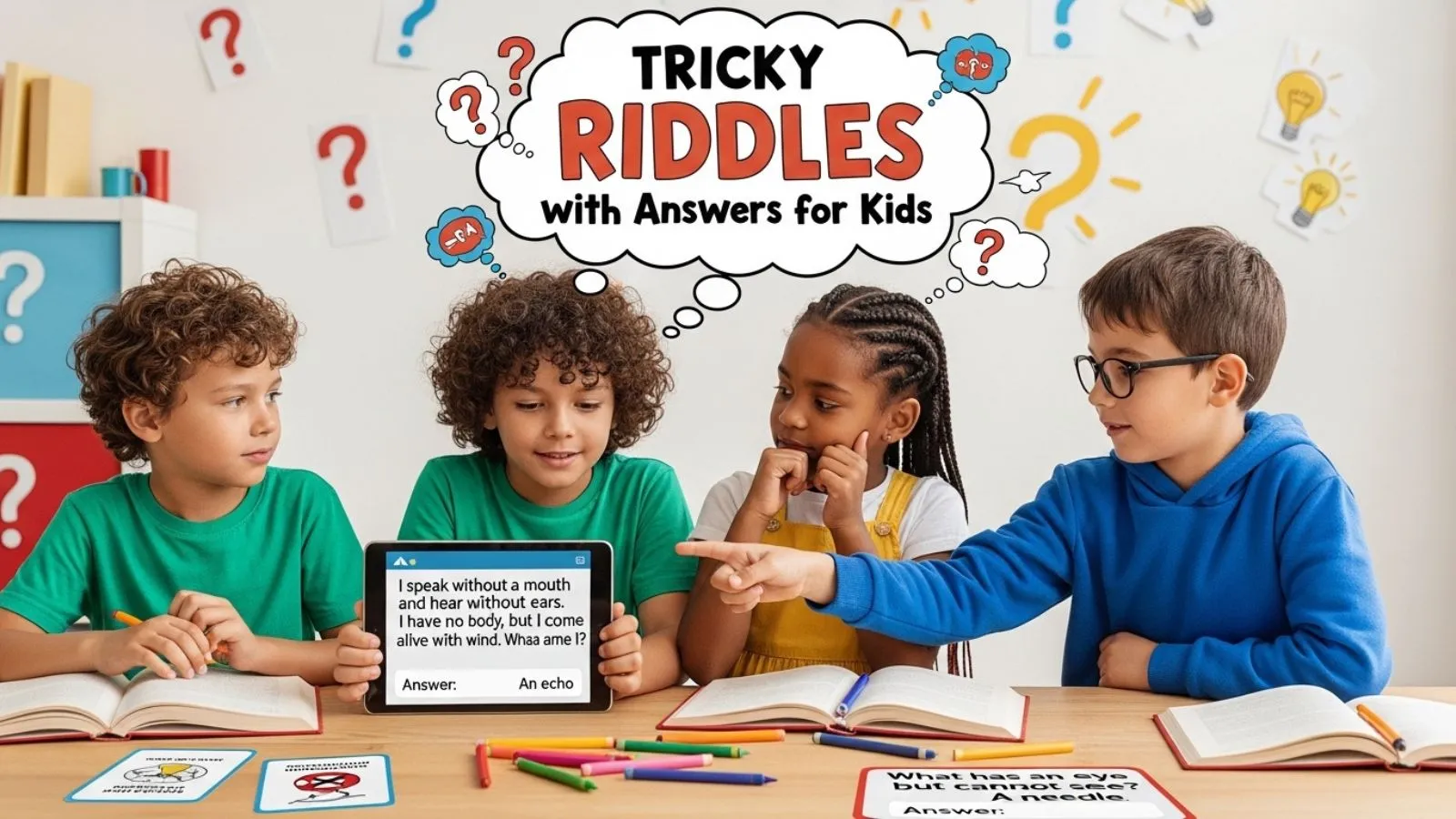 113+ Tricky Riddles with Answers for Kids for 2026